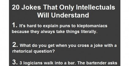 20 Jokes Only Intellectuals Will Understand - Wititudes