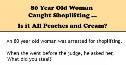 80 Year Old Woman Caught Shoplifting ... - Wititudes