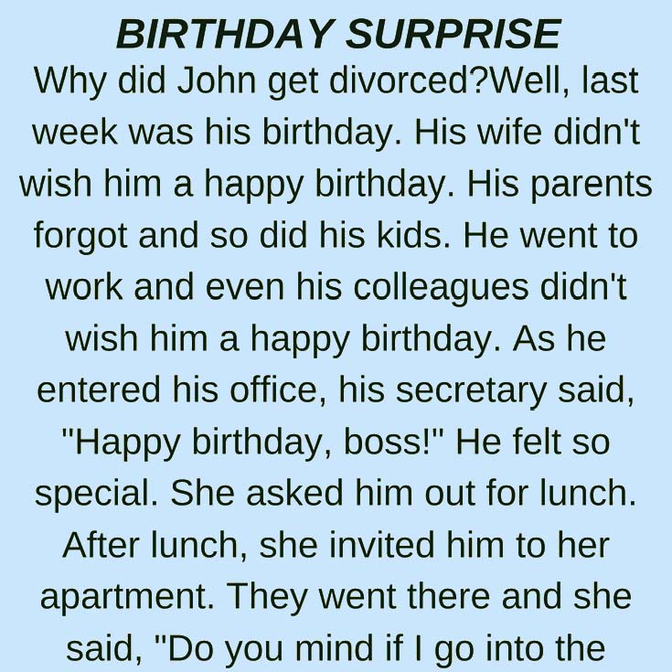 No one remembered Johns birthday ... - Wititudes