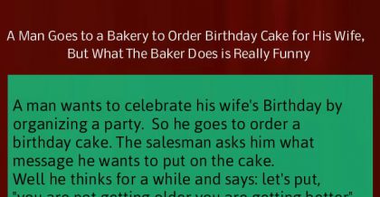 Man goes to baker for custom birthday cake for his wife - Wititudes